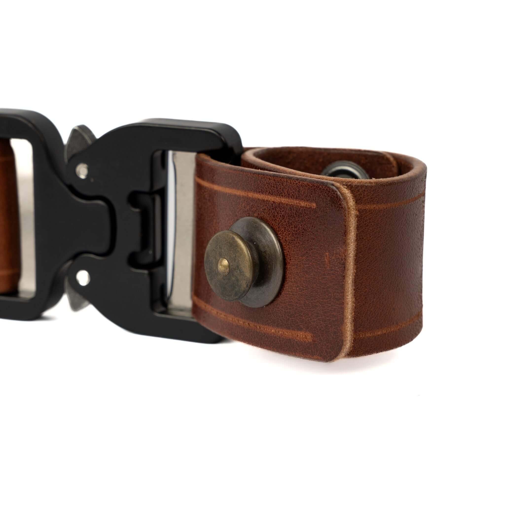 Custom Leather Radio Strap - Axe and Awl Leatherworks