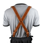 Leather H-Back Suspenders - Axe and Awl Leatherworks