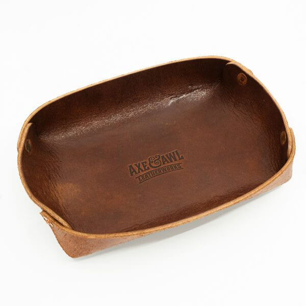 Leather Valet Tray | Axe & Awl Leatherworks