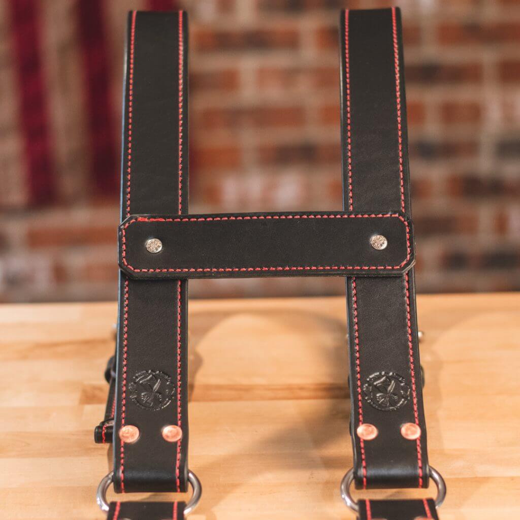 Leather H-Back Suspenders - Axe and Awl Leatherworks
