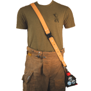 Leather Flashlight Strap (COBRA Buckle) - Axe and Awl Leatherworks