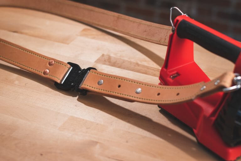 Leather Flashlight Strap (COBRA Buckle) - Axe and Awl Leatherworks