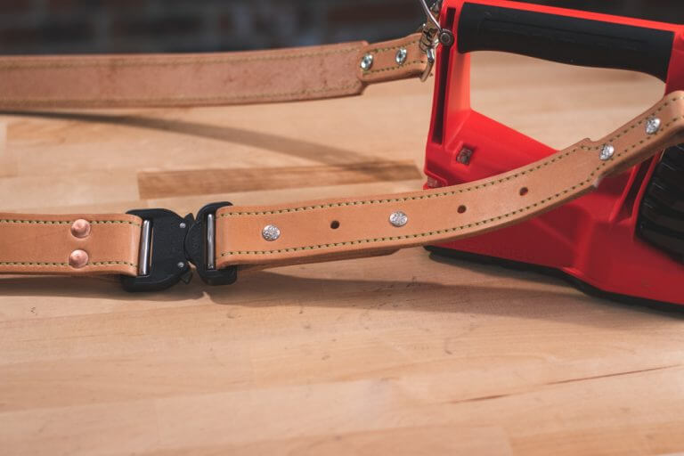 Leather Flashlight Strap (COBRA Buckle) - Axe and Awl Leatherworks