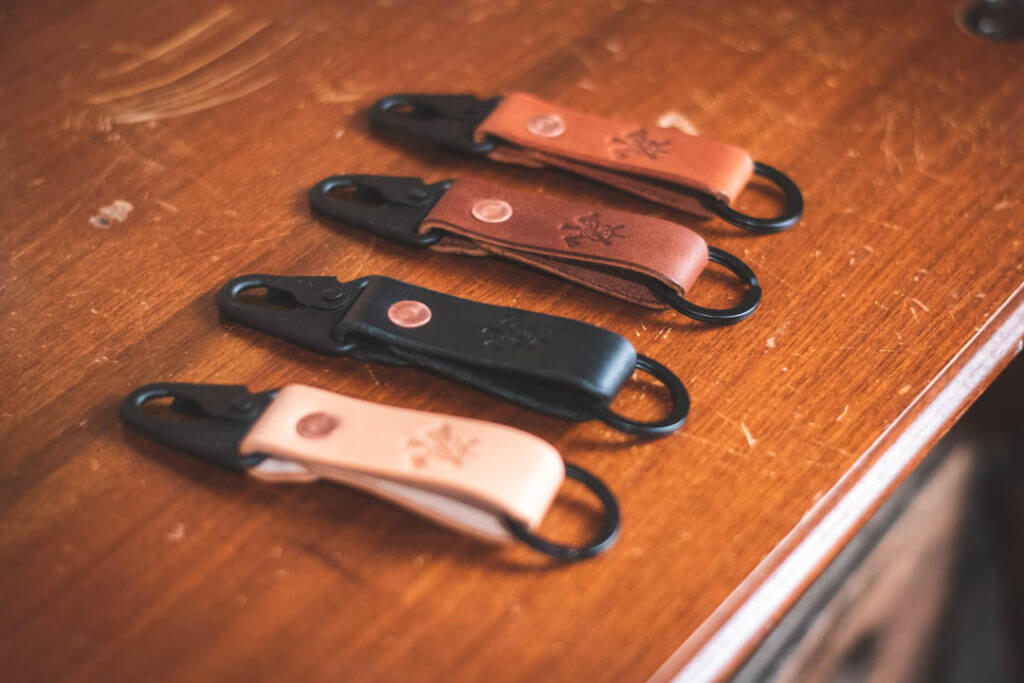 HK Leather Keychain - Axe and Awl Leatherworks - Accessories