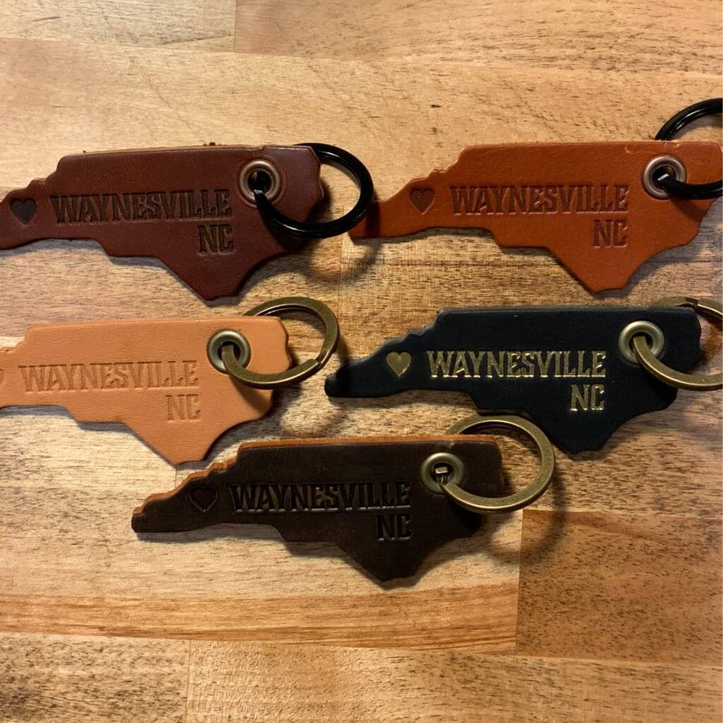 Metal Ampersand Keychain - Axe and Awl Leatherworks