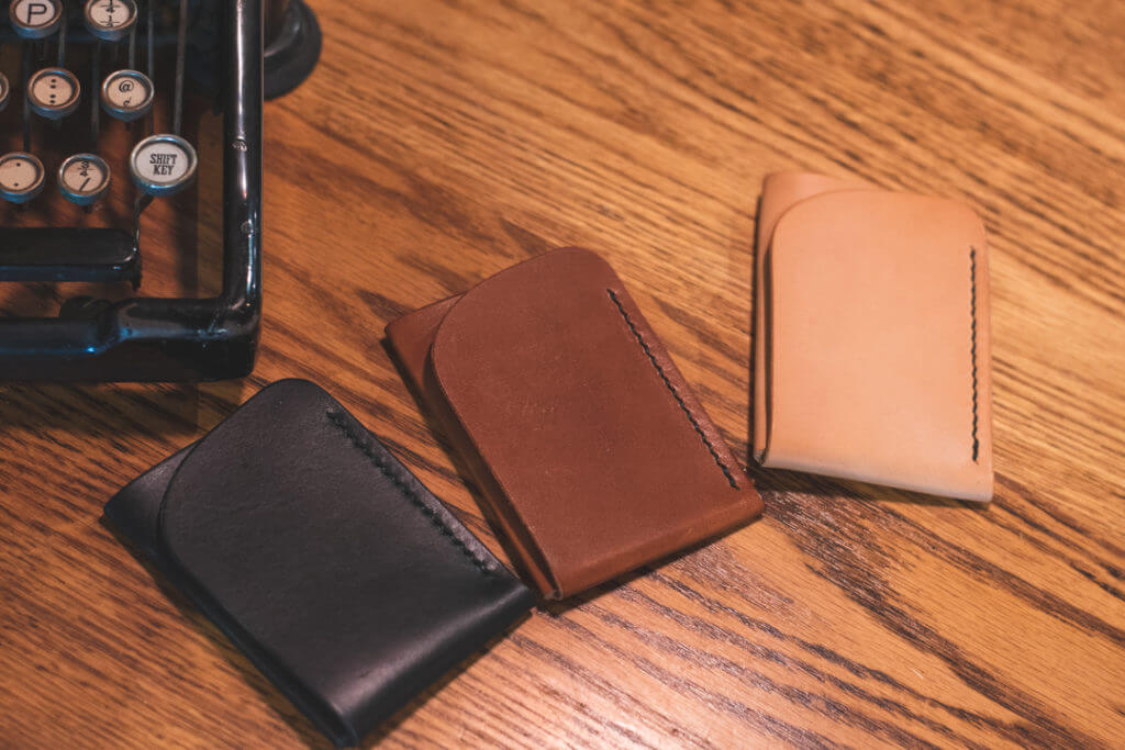 Double Fold Over Wallet - Axe and Awl Leatherworks