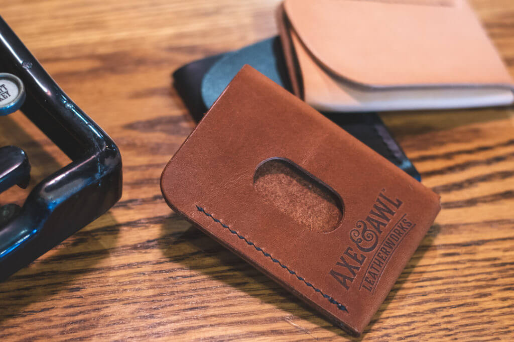 Double Fold Over Wallet - Axe and Awl Leatherworks