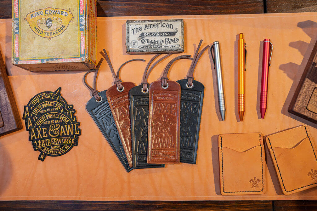 Leather Bookmark - Axe and Awl Leatherworks