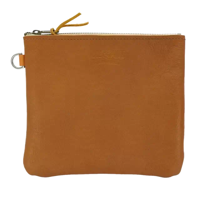 Leather Zipper Pouches - Axe and Awl Leatherworks