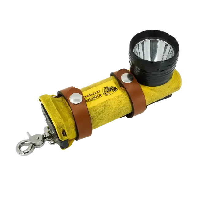 Inverted Flashlight Strap - Axe and Awl Leatherworks