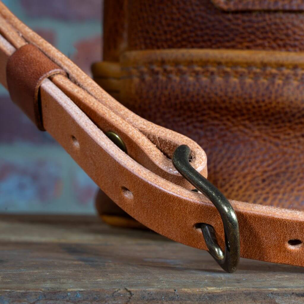 Mini Monarch Leather Tote - Axe and Awl Leatherworks