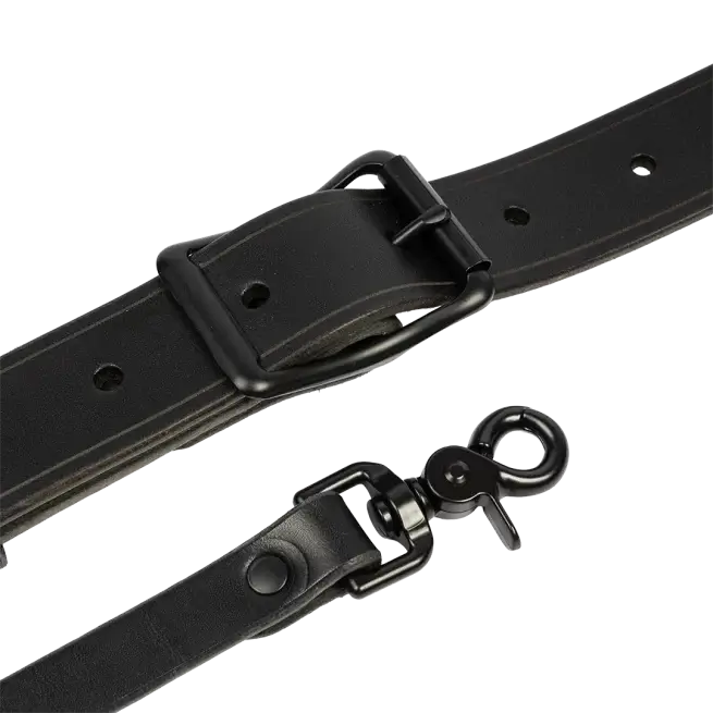 The Standard - Leather Firefighting Radio Strap - Axe and Awl Leatherworks