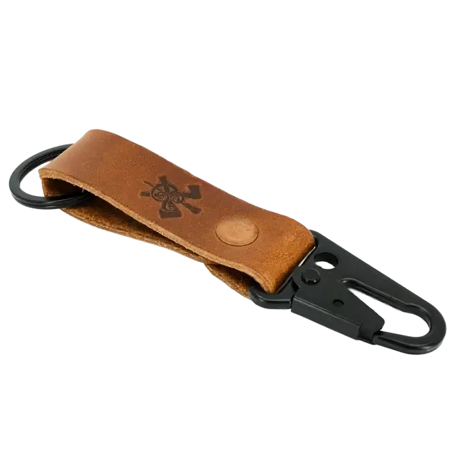 HK Leather Keychain - Axe and Awl Leatherworks
